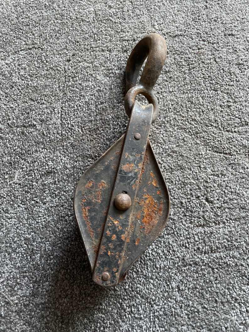 Antique Barn Pulley Dual - Etsy