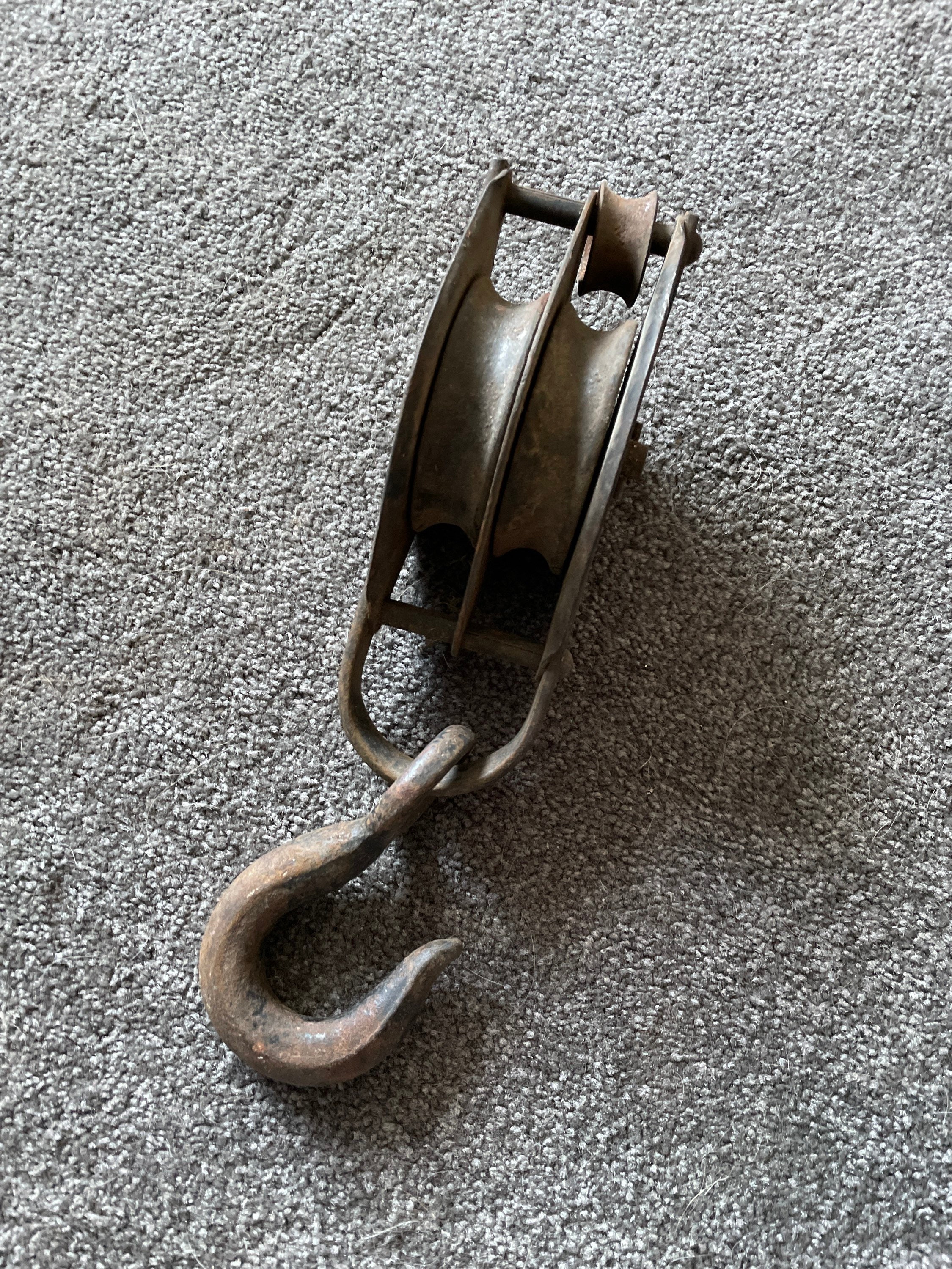 Antique Barn Pulley Dual - Etsy
