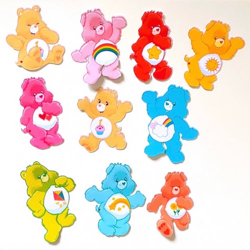 Care Bear Letters Custom Wood Letters Care Bear Nursery - Etsy