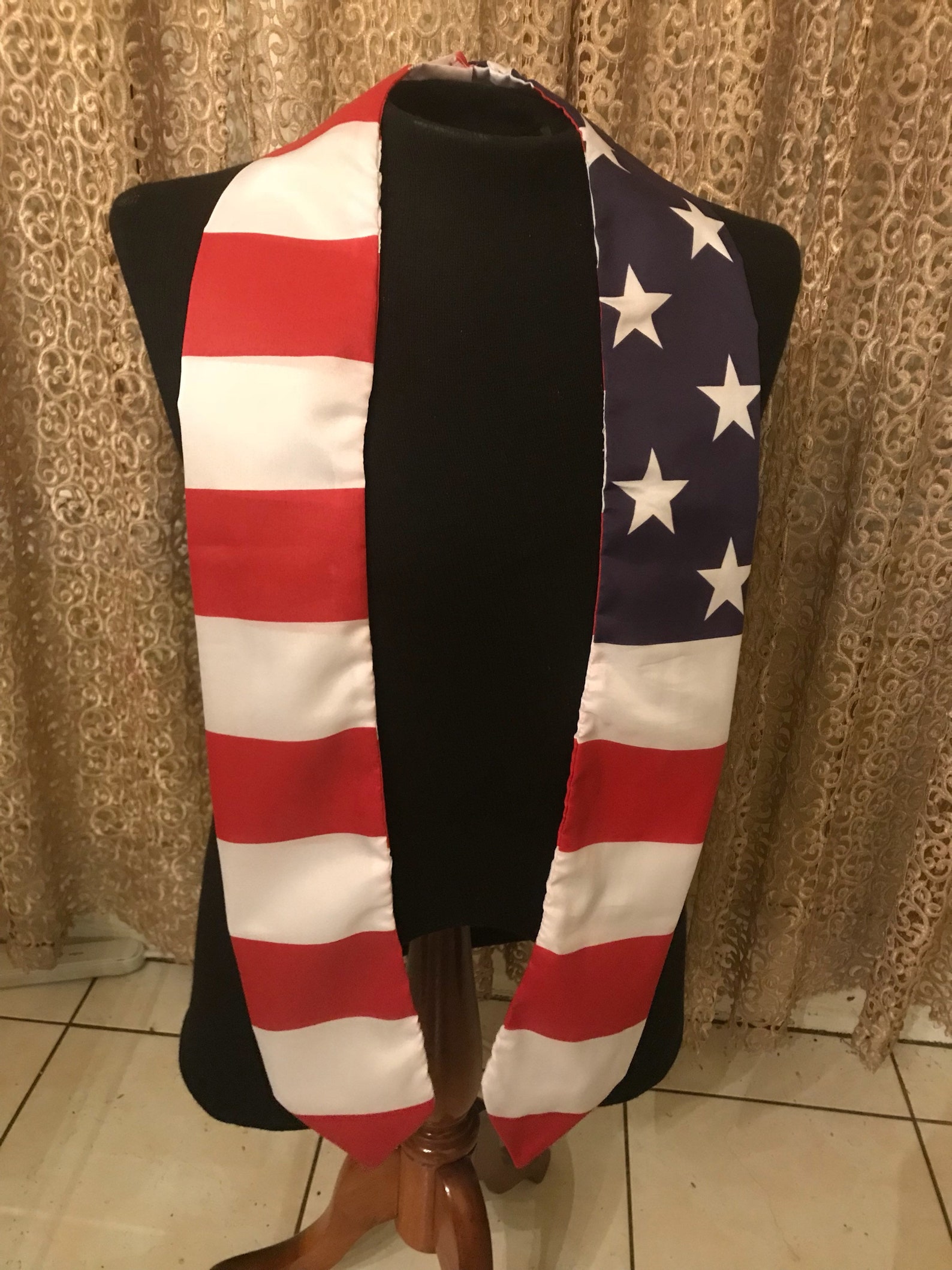 USA Flag Print Sash - Etsy