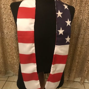 USA Flag Print Sash - Etsy