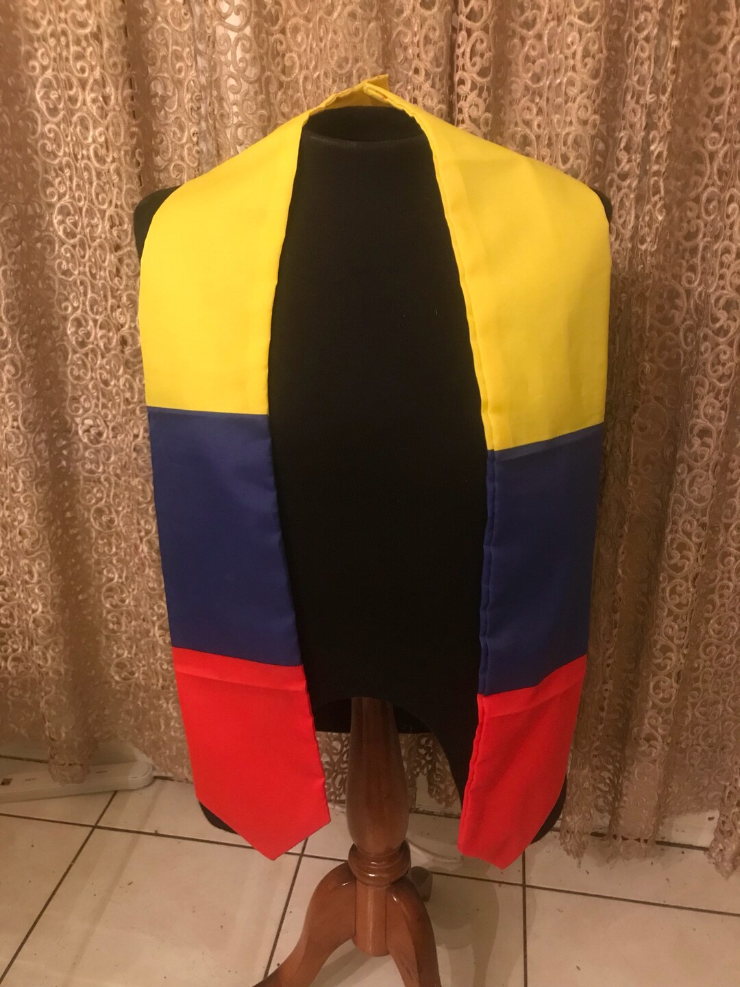 Colombia Flag Print Sash - Etsy