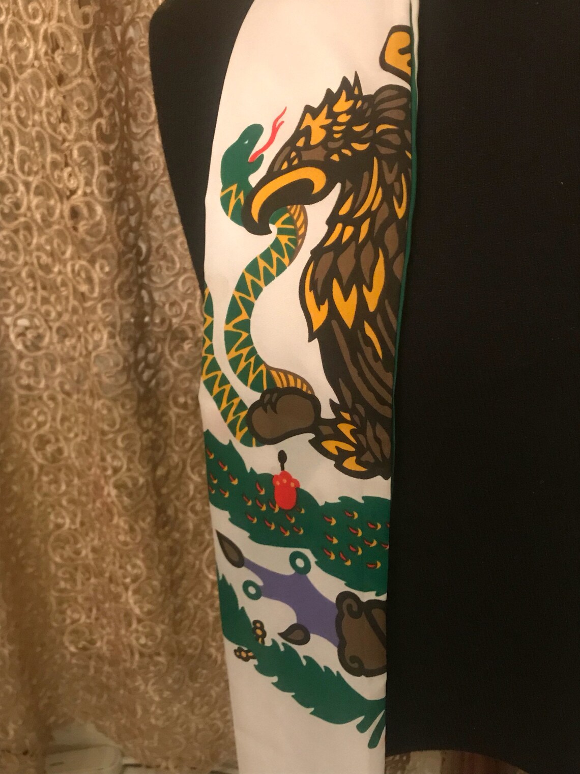 Mexico Flag Print Sash - Etsy