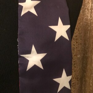 USA Flag Print Sash - Etsy