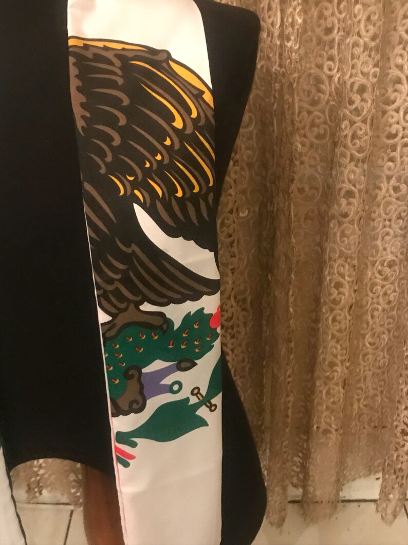 Mexico Flag Print Sash - Etsy