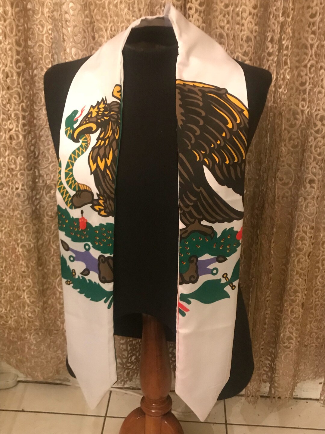 Mexico Flag Print Sash - Etsy