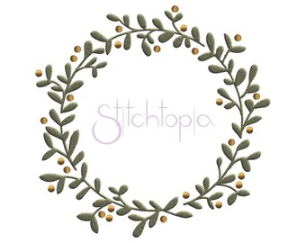 Leaves & Berries Machine Embroidery Frame | Etsy