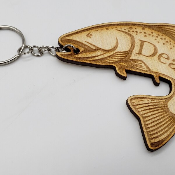 Fish Keychain - Etsy