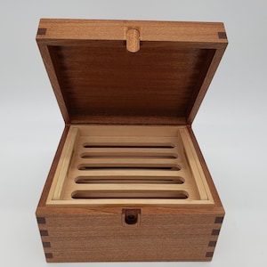 Humidor, Hardwood Cigar Box Stash Box Urn Hand Crafted Museum Quality ...