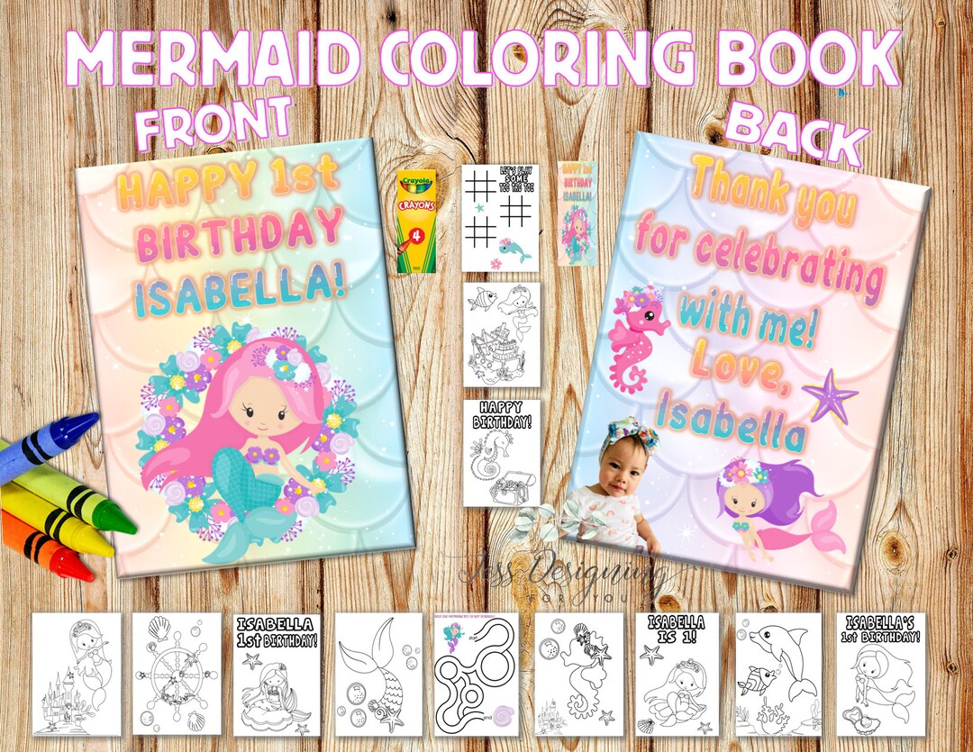 Mermaid Activity Page, Mermaid Birthday, Mermaid Coloring, Mermaid ...