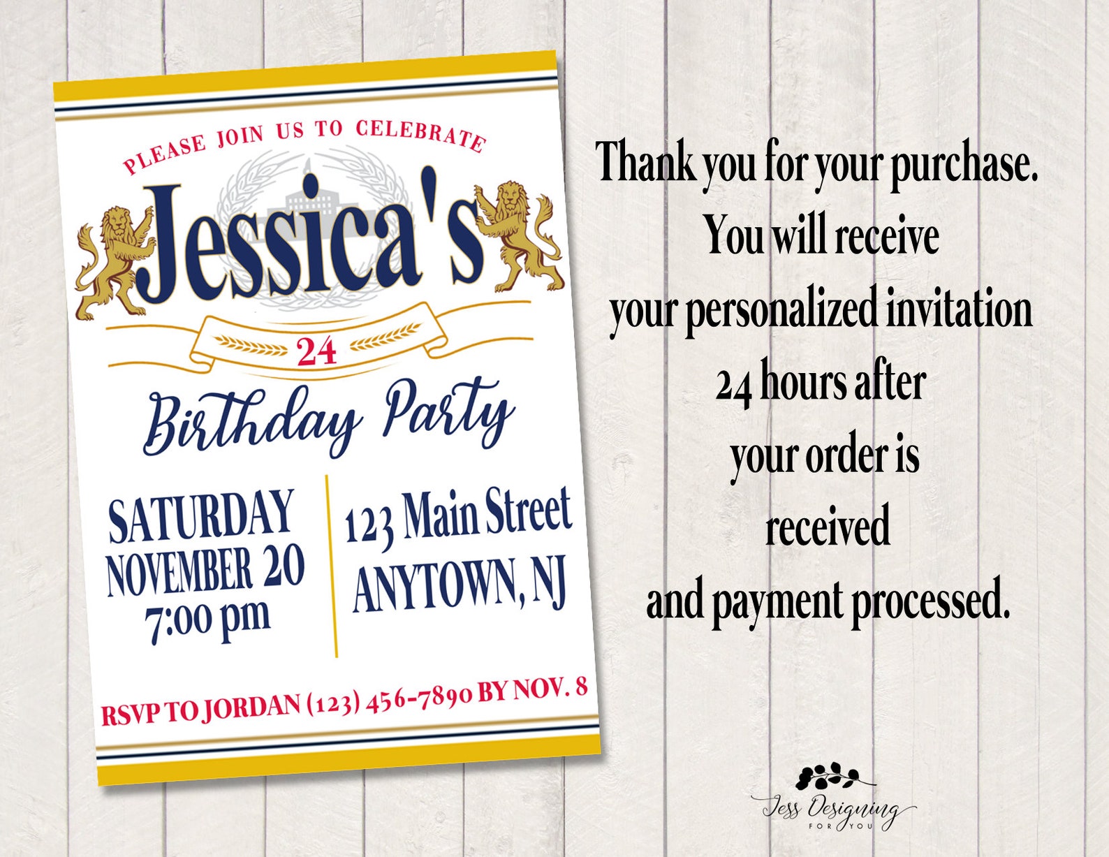 Modelo Beer Invitation for All Occasions FREE SHIPPING - Etsy