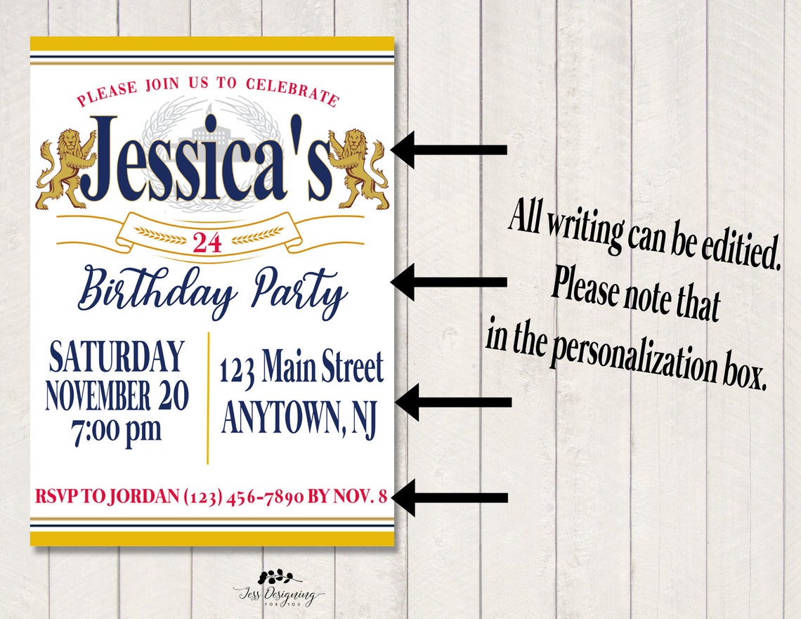 Modelo Beer Invitation for All Occasions FREE SHIPPING - Etsy