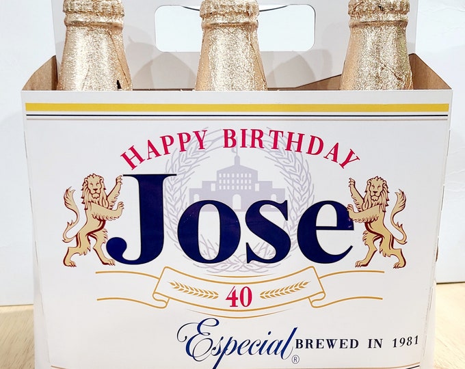 Personalized Modelo 6 Pack Beer Carrier - Beer Bottle Carrier -beer Box ...