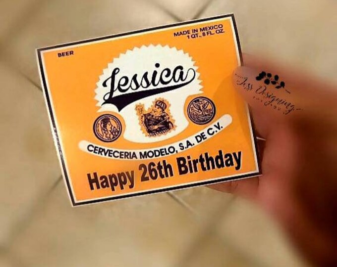 Custom Pacifico Beer Label for All Occasions Cerveza | Etsy