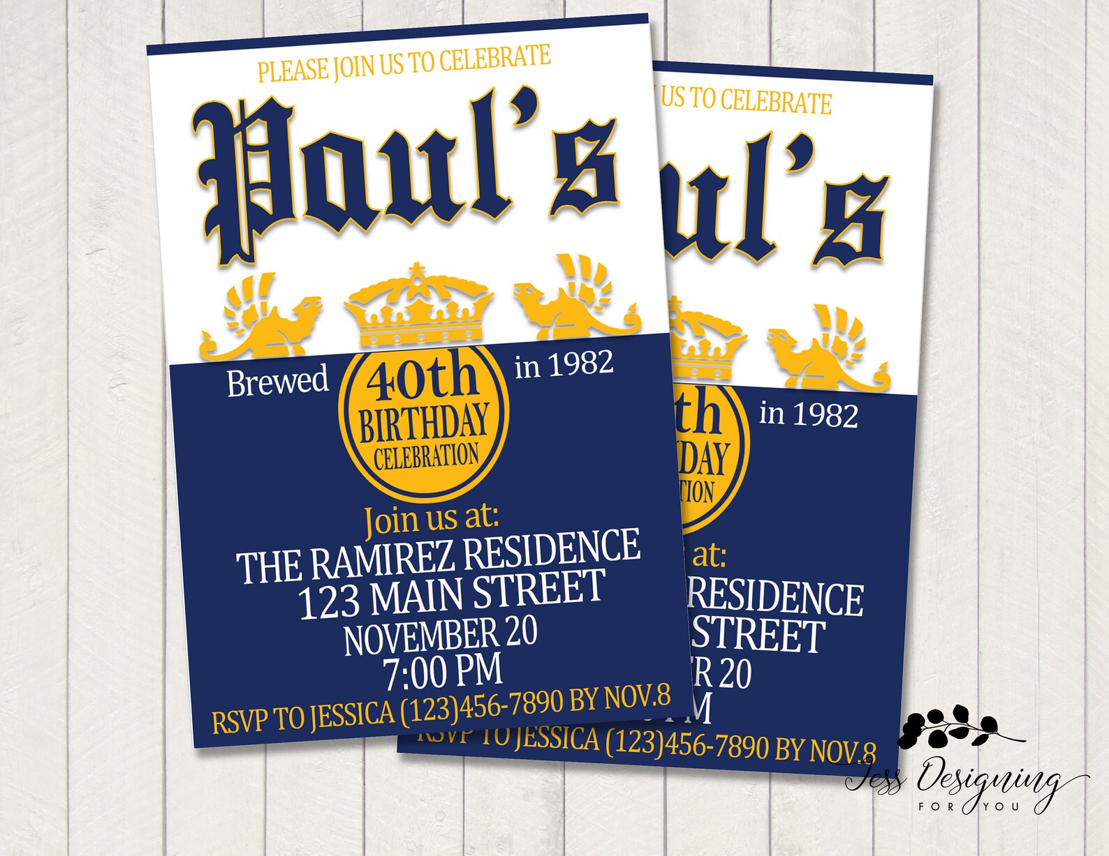 Custom Corona Beer Invitation for All Occasions digital - Etsy