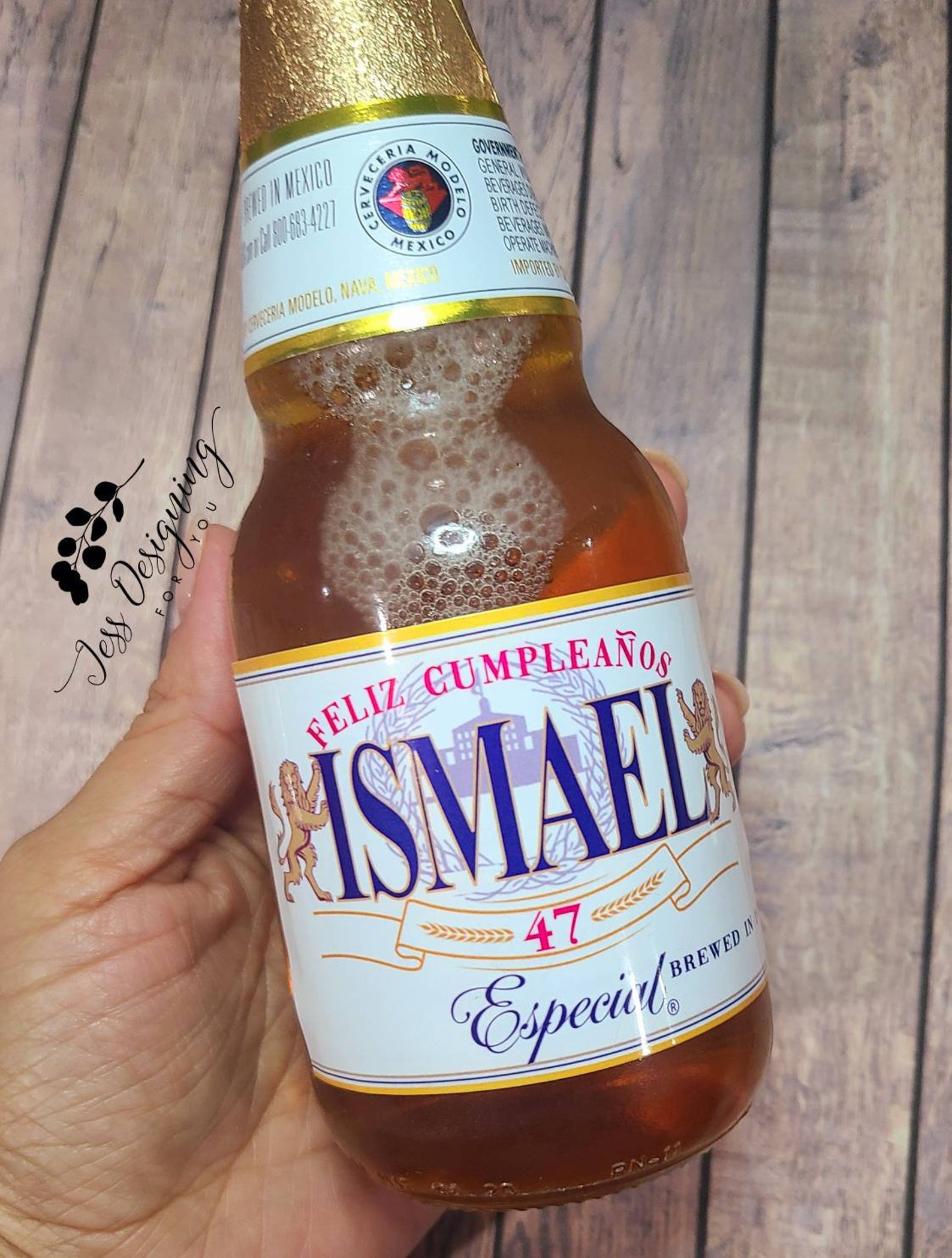 Custom Modelo Beer Labels Personalized Beer Cerveza - Etsy