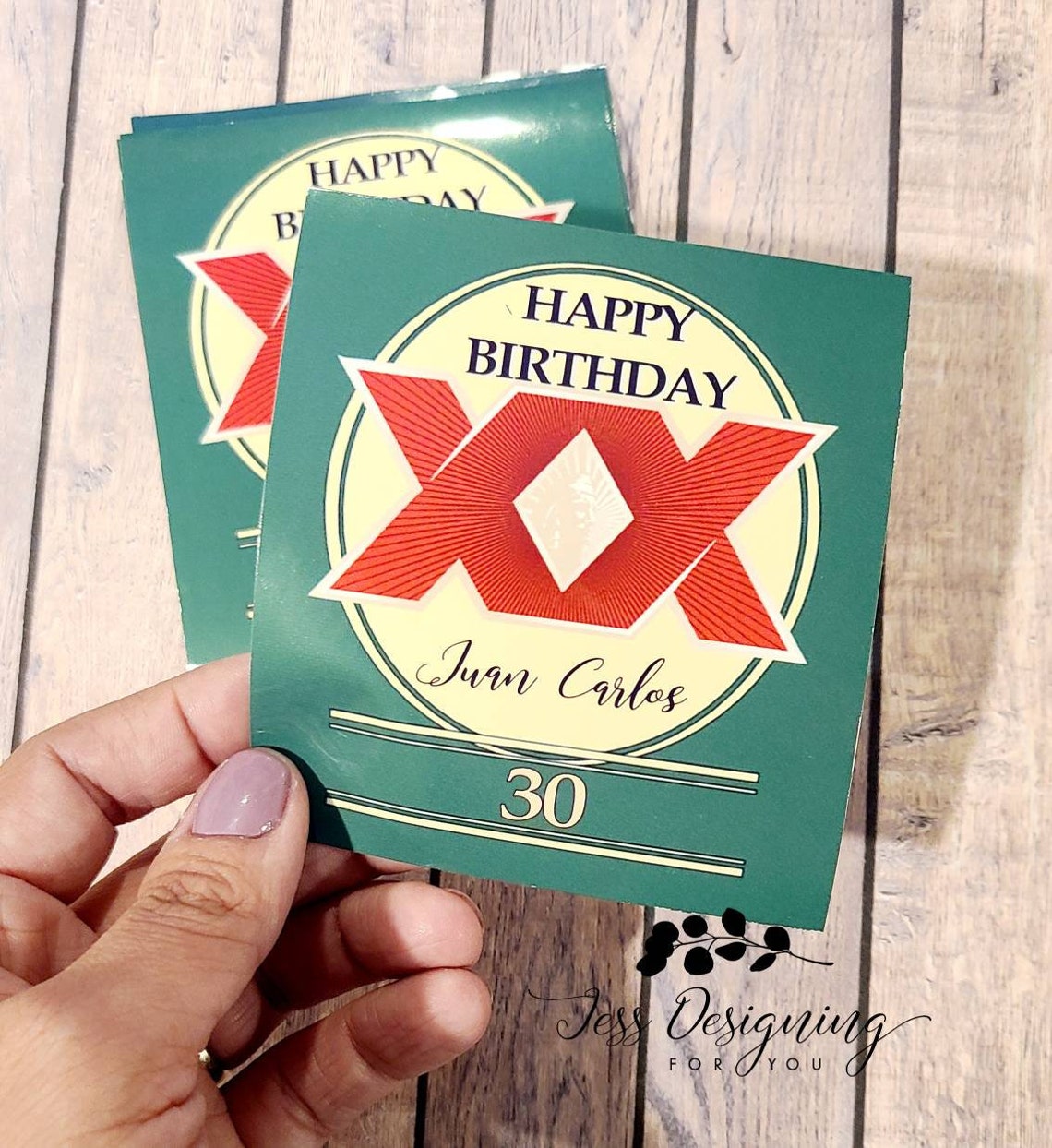 Custom DOS XX Beer Label for All Occasions Cerveza - Etsy