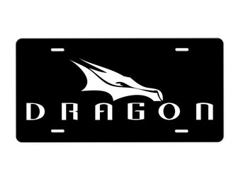 Dragon License Plate - Etsy