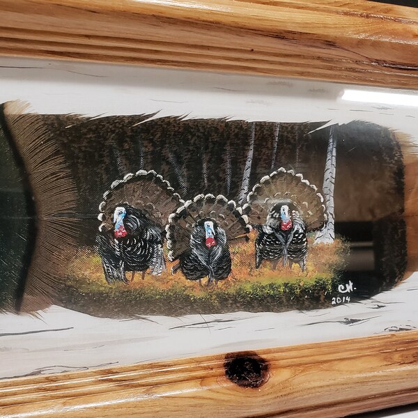 Turkey Feather Art - Etsy