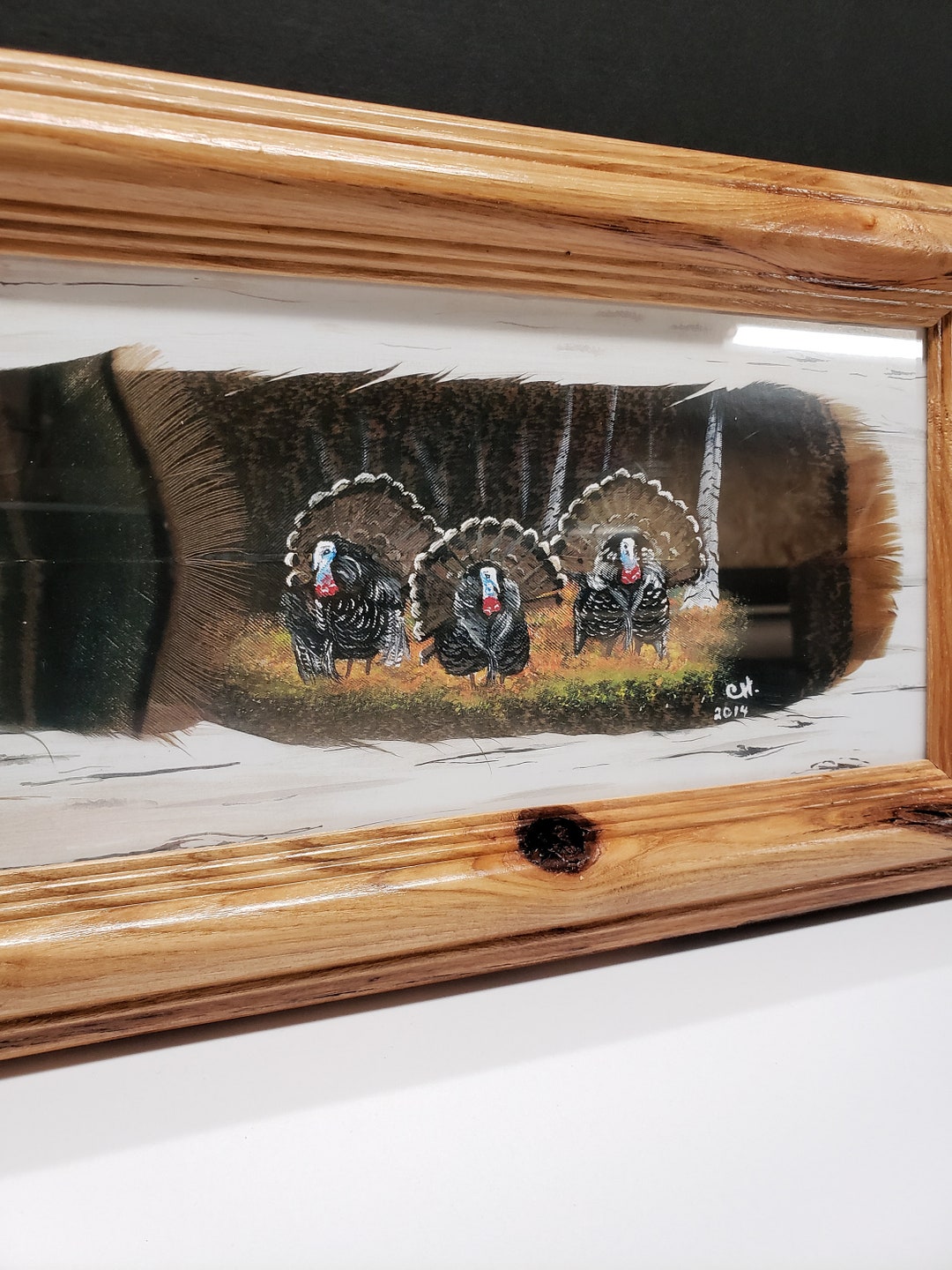 Feather Art Prints - TURKEYS, by Chuck Hoffman - Etsy