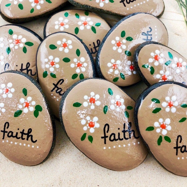 Christian Painted Rocks - Etsy