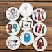 Nativity Story Stones: Hand-painted Wooden Discs, Christmas Story ...