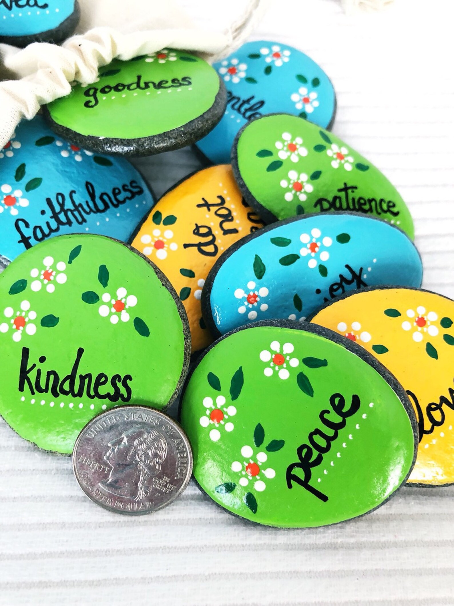 Encouragement and Affirmation Pocket Rocks Custom Set 15 - Etsy