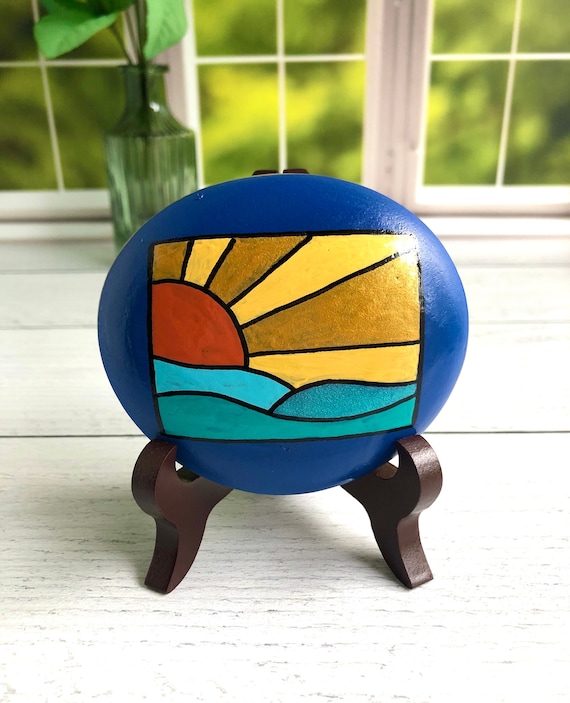 Painted Rocks Stained Glass