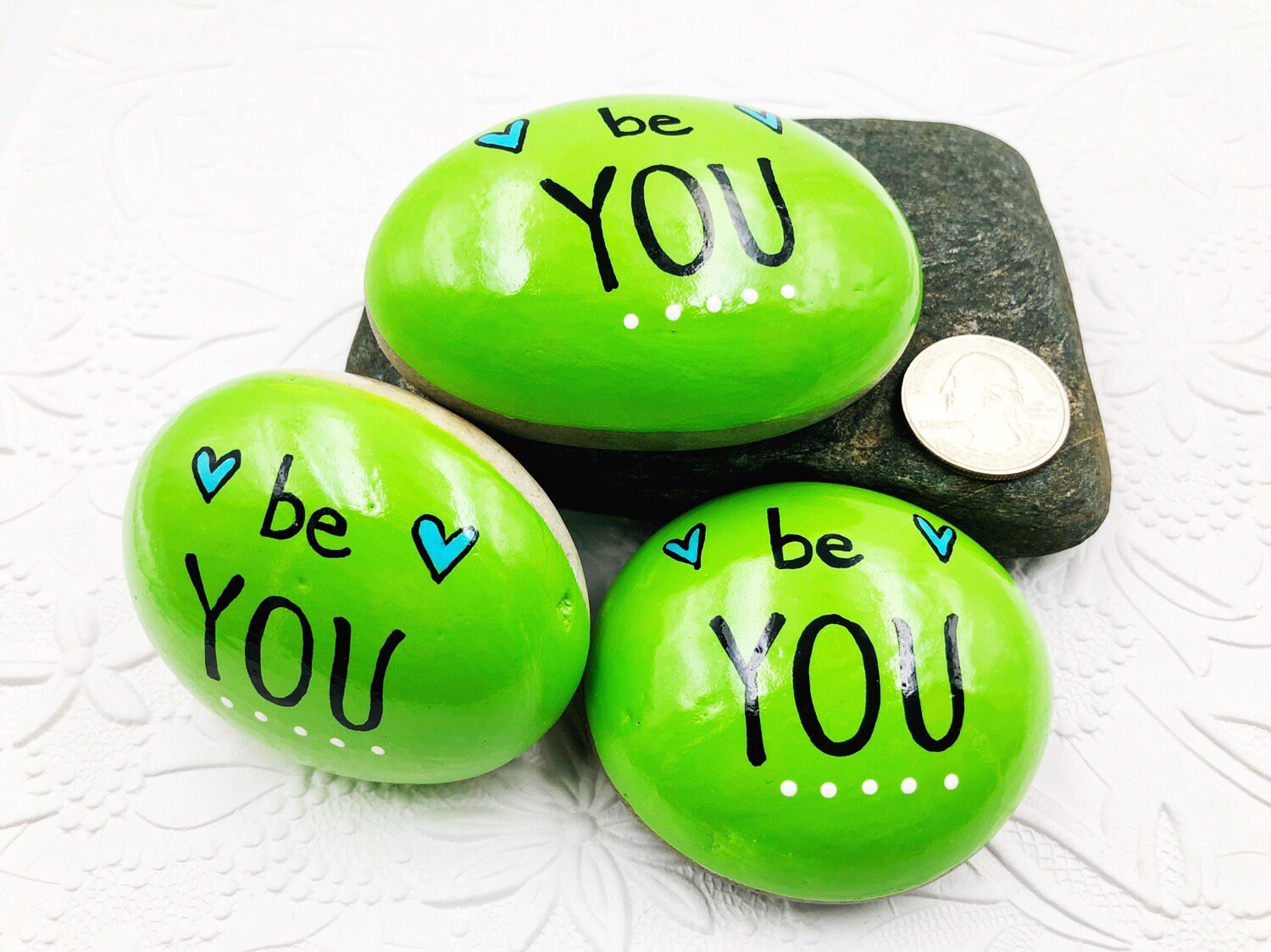 Be You Painted Rock Be Yourself Encouragement Rock - Etsy