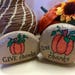 Give Thanks Painted Rock, Thanksgiving Decoration, Give Thanks Painted ...