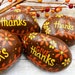 Give Thanks Painted Rock, Thanksgiving Decoration, Harvest Decoration ...