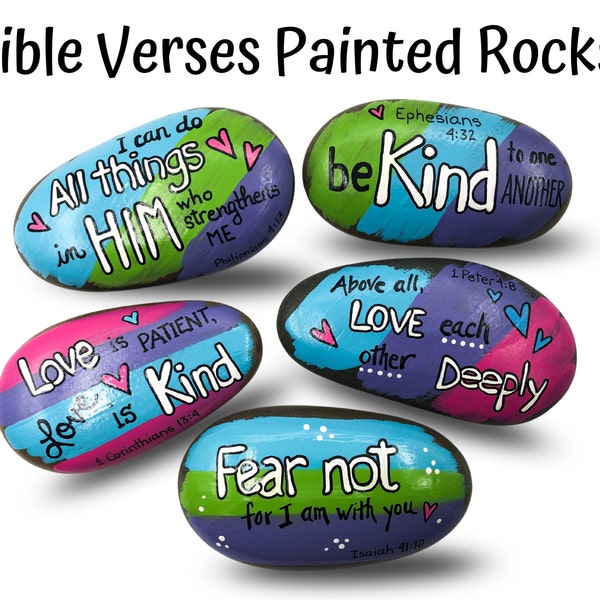 Scripture Stones - Etsy