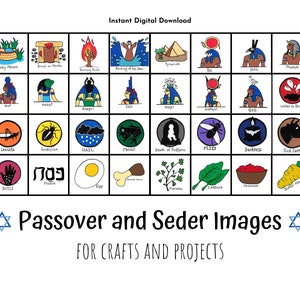 Passover Story and Seder Dinner Images, DIY Passover Crafts, Seder Meal ...