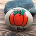 Give Thanks Painted Rock, Thanksgiving Decoration, Give Thanks Painted ...