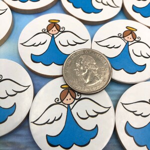 Pocket Angel Minis in Blue, Bag of 10 Pocket Angel Tokens, First ...