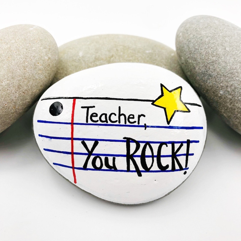 Rock Paperweight - Etsy