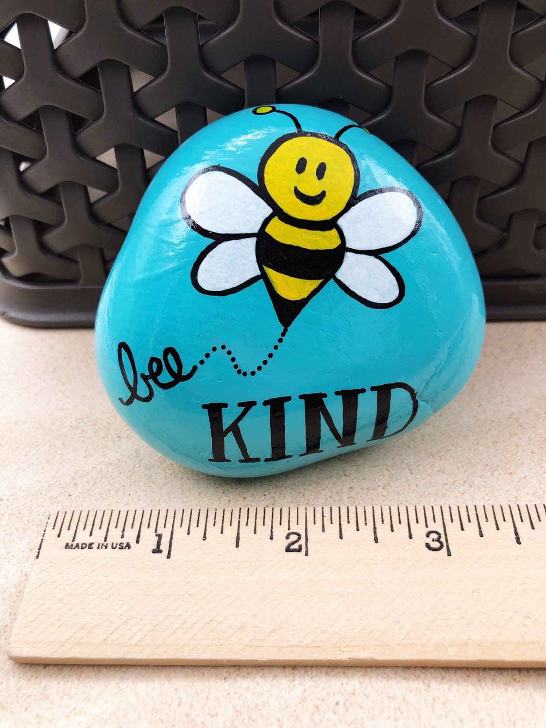 Bee Kind Painted Rock Be Kind Stone Kindness Encouragement - Etsy UK