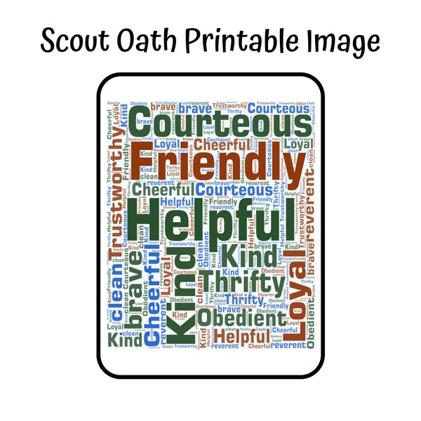 Cub Scout Oath - Etsy
