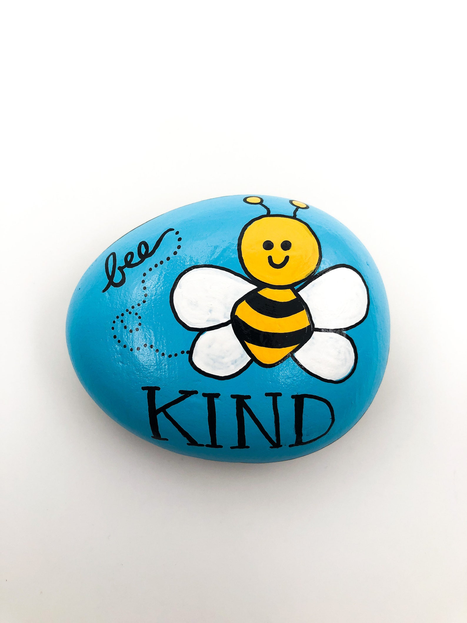 Bee Kind Painted Rock Be Kind Stone Kindness Encouragement | Etsy
