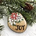 Joy Painted Rock, Christmas Joy Hand Painted Rock, Holiday Greeting ...