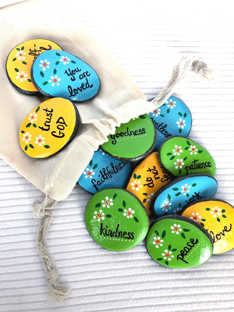 Encouragement and Affirmation Pocket Rocks Custom Set 15 - Etsy