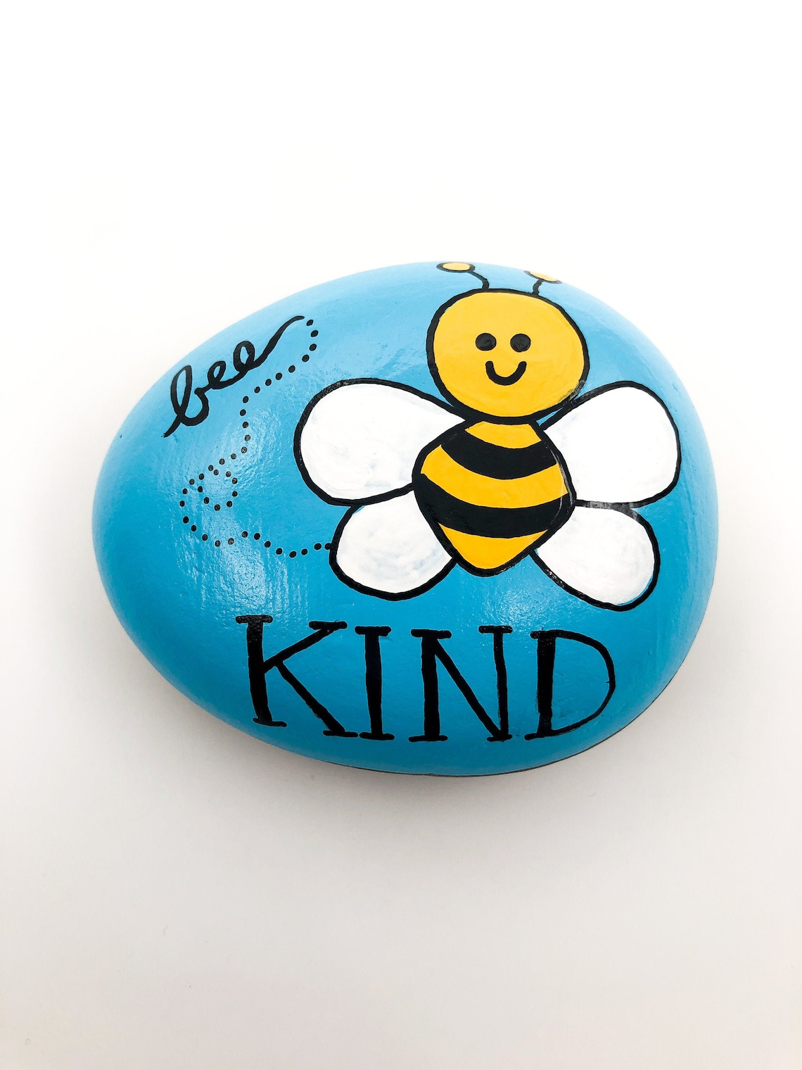 Bee Kind Painted Rock Be Kind Stone Kindness Encouragement | Etsy