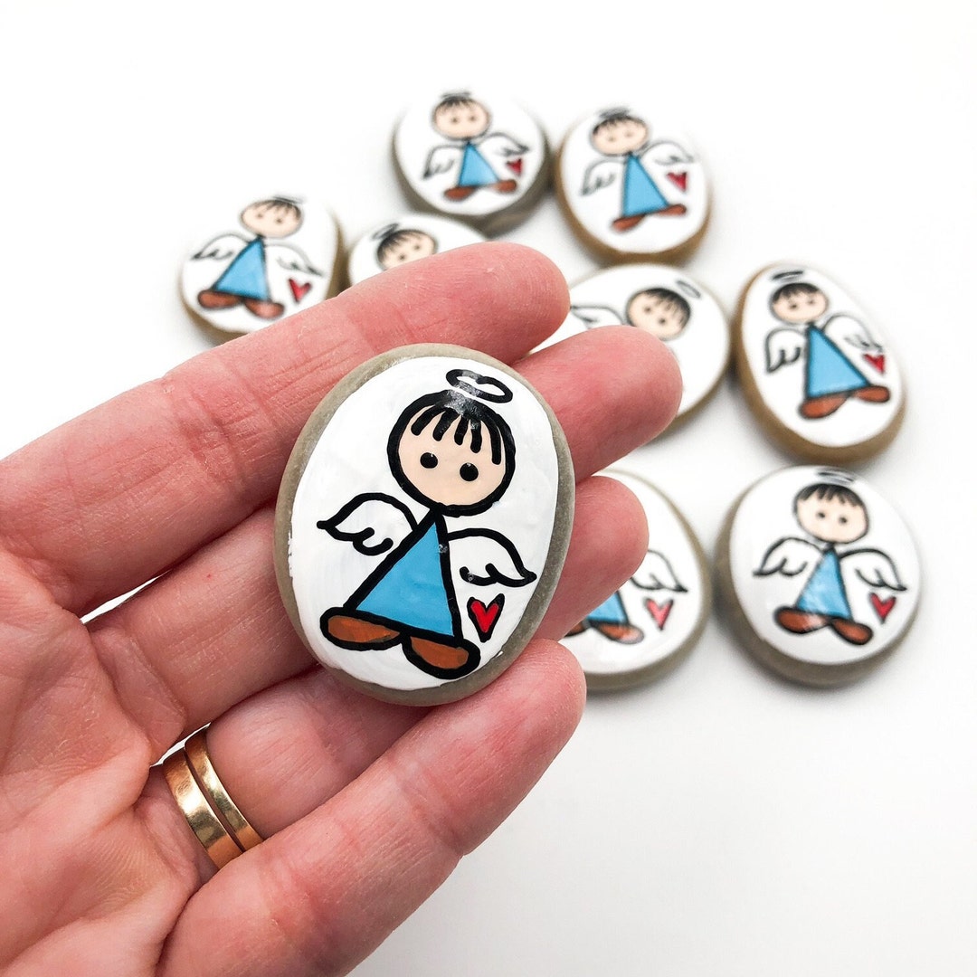 Boy Angel Pocket Pebbles: First Communion Gift, Sunday School (bag of ...