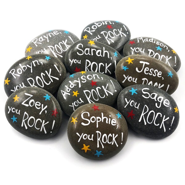 Rocks With Names - Etsy