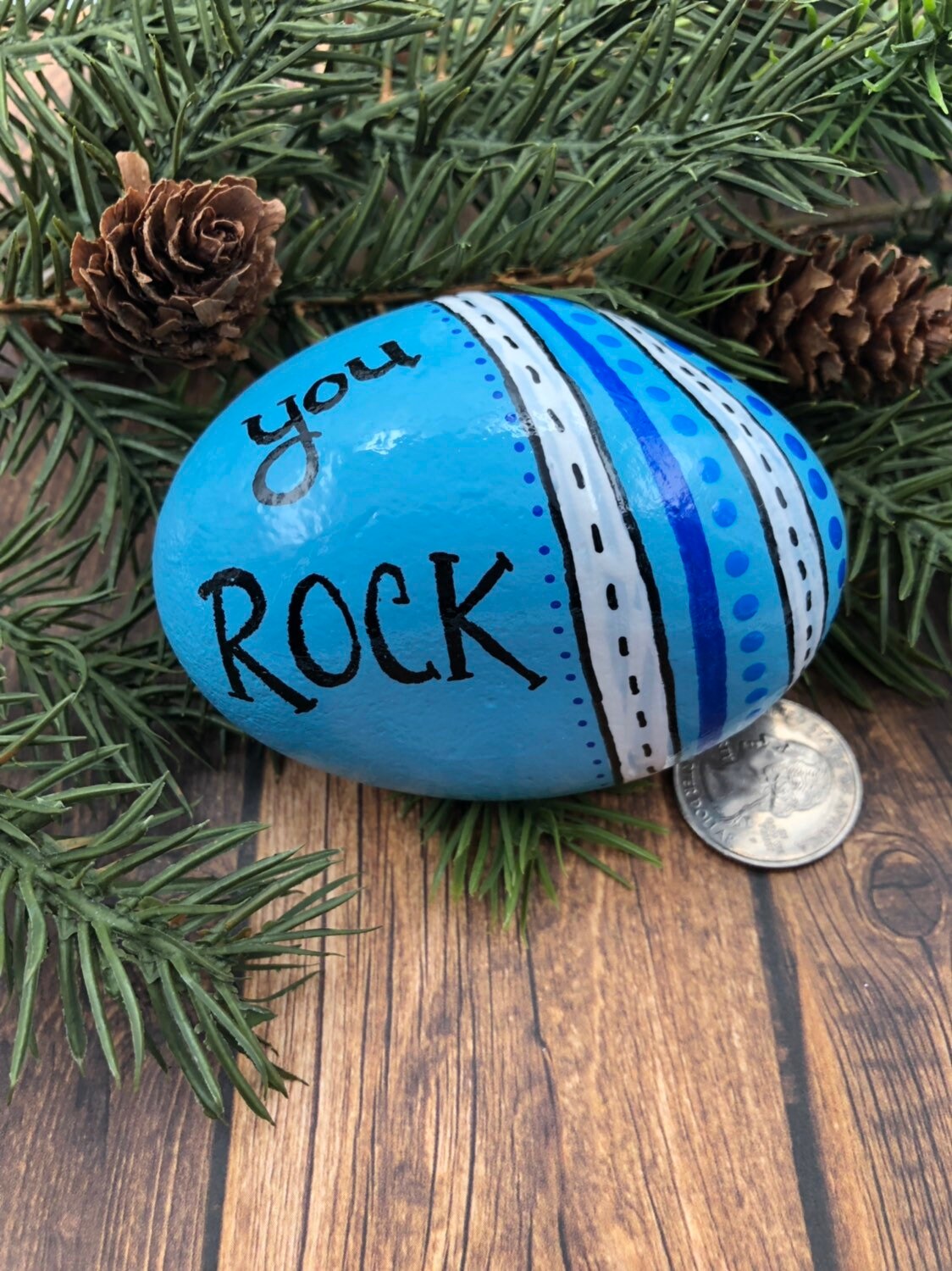 You Rock Painted Rock You Rock Stone Handpainted Teacher - Etsy