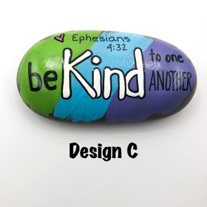 Bible Verses Painted Rocks, Scripture Verse Stones, Love is Kind, Love ...