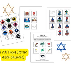 Passover Story and Seder Dinner Images, DIY Passover Crafts, Seder Meal ...