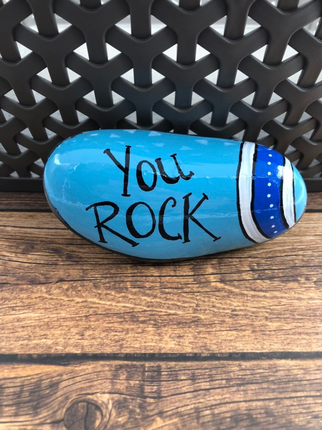 You Rock Painted Rock, You Rock Stone, Handpainted Teacher Gift ...