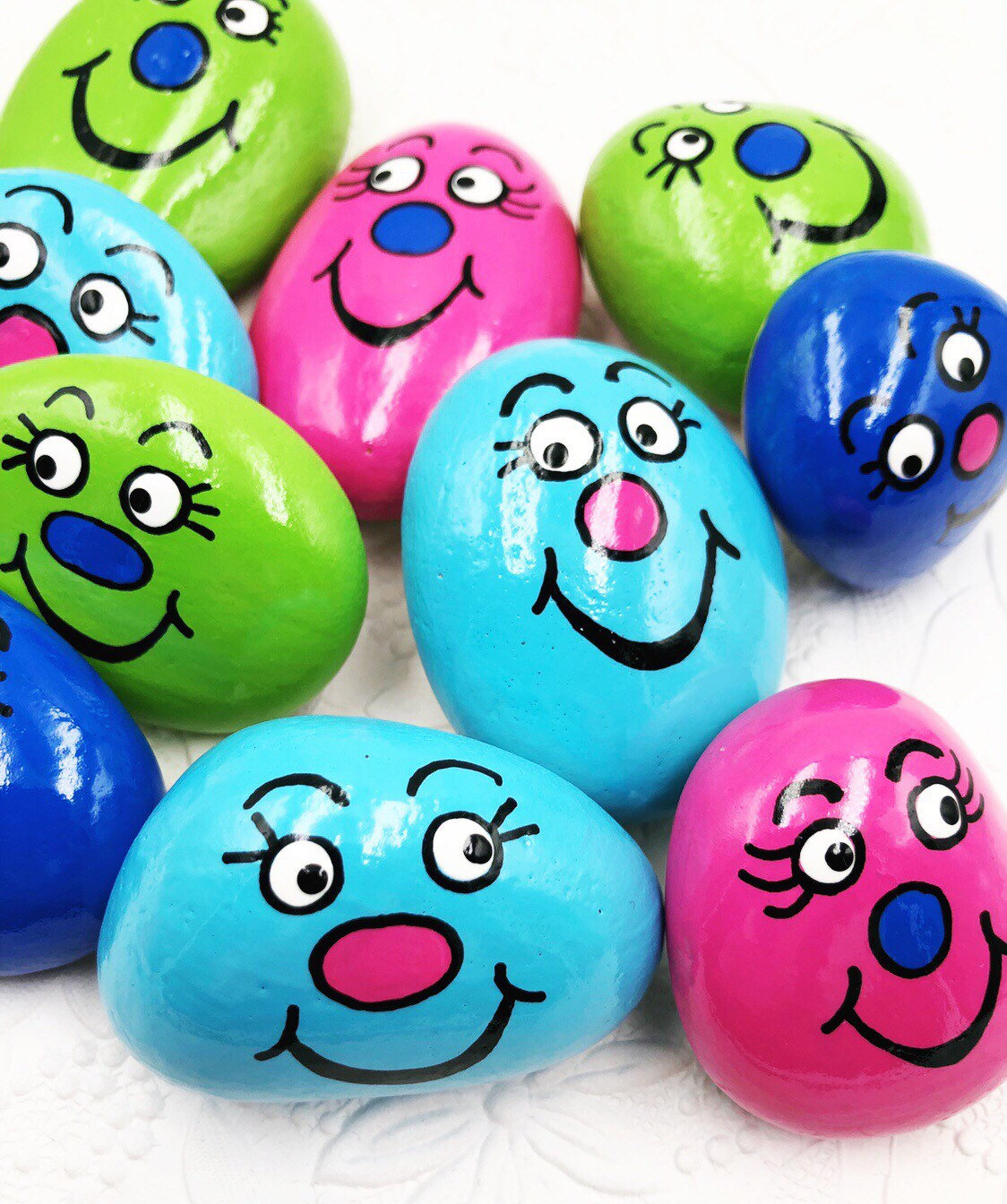 Pocket Rocks Silly Stones Painted Rocks Pocket Stone - Etsy Canada