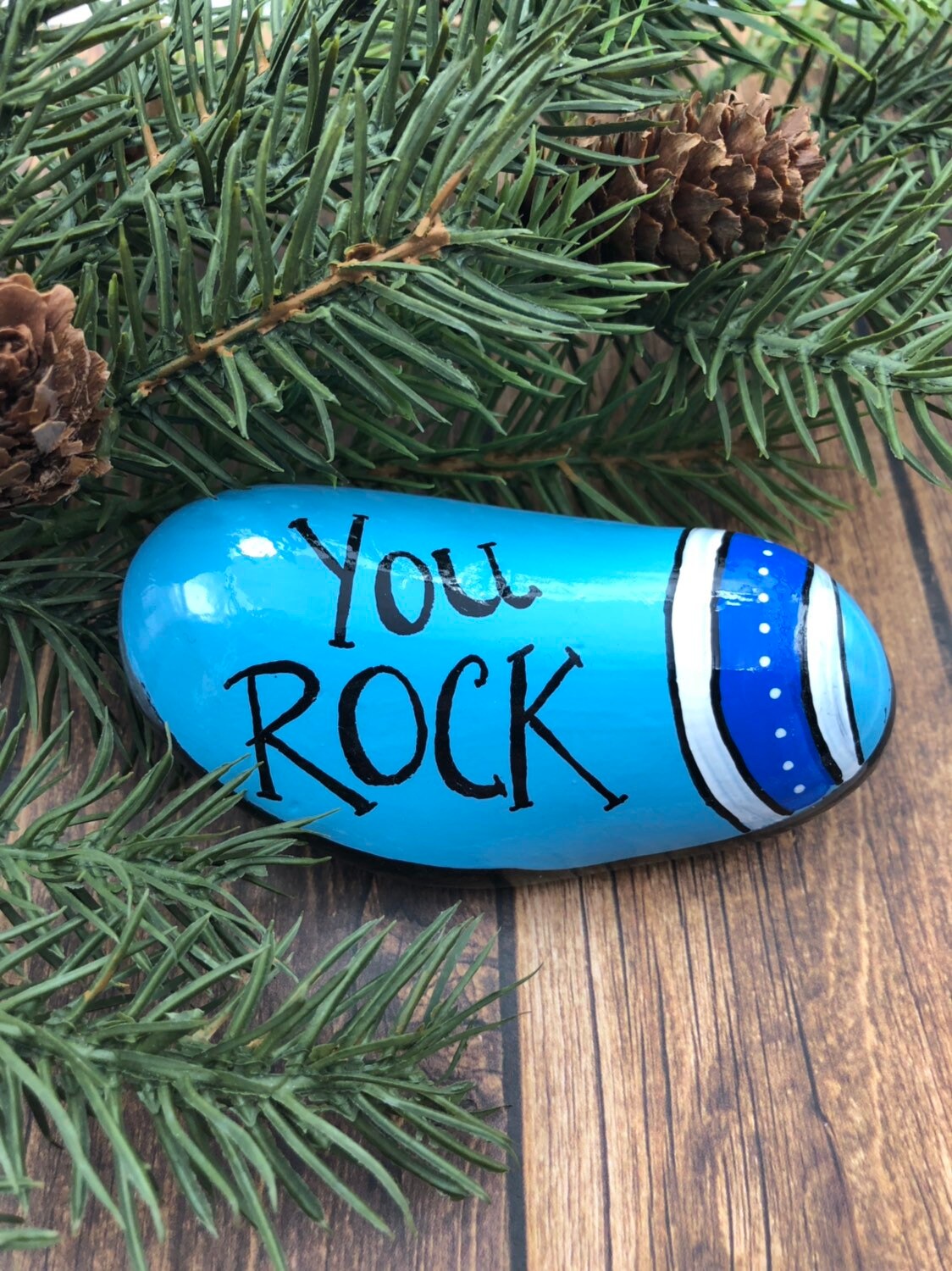 You Rock Painted Rock You Rock Stone Handpainted Teacher - Etsy